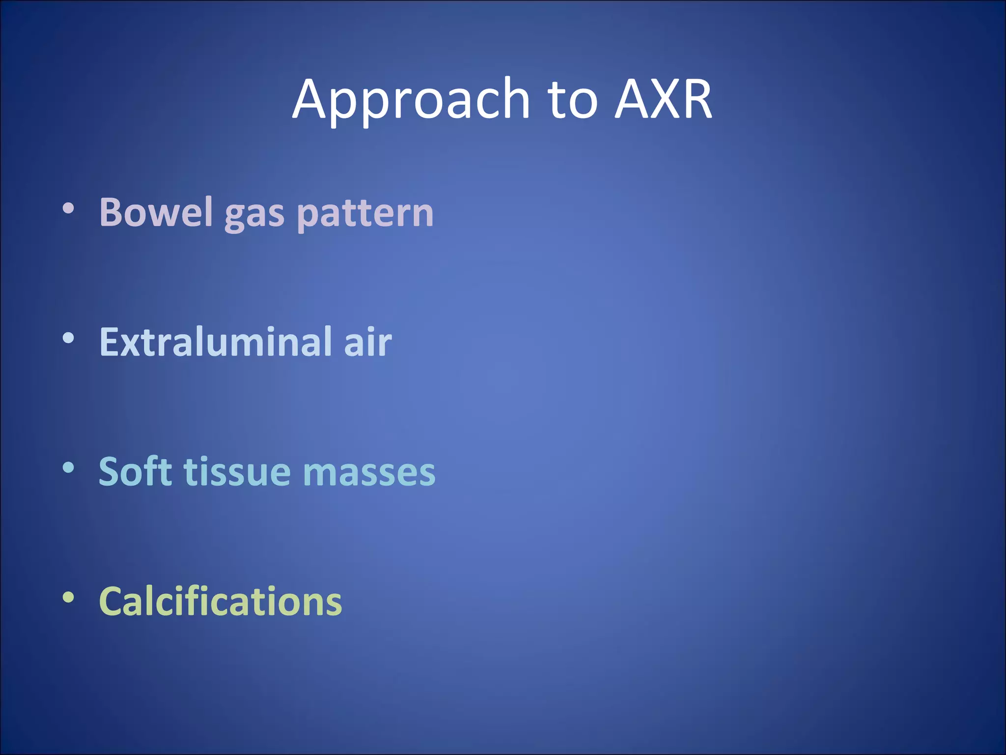 Abdomen xray signs | PPT
