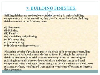 7. building components | PPTX
