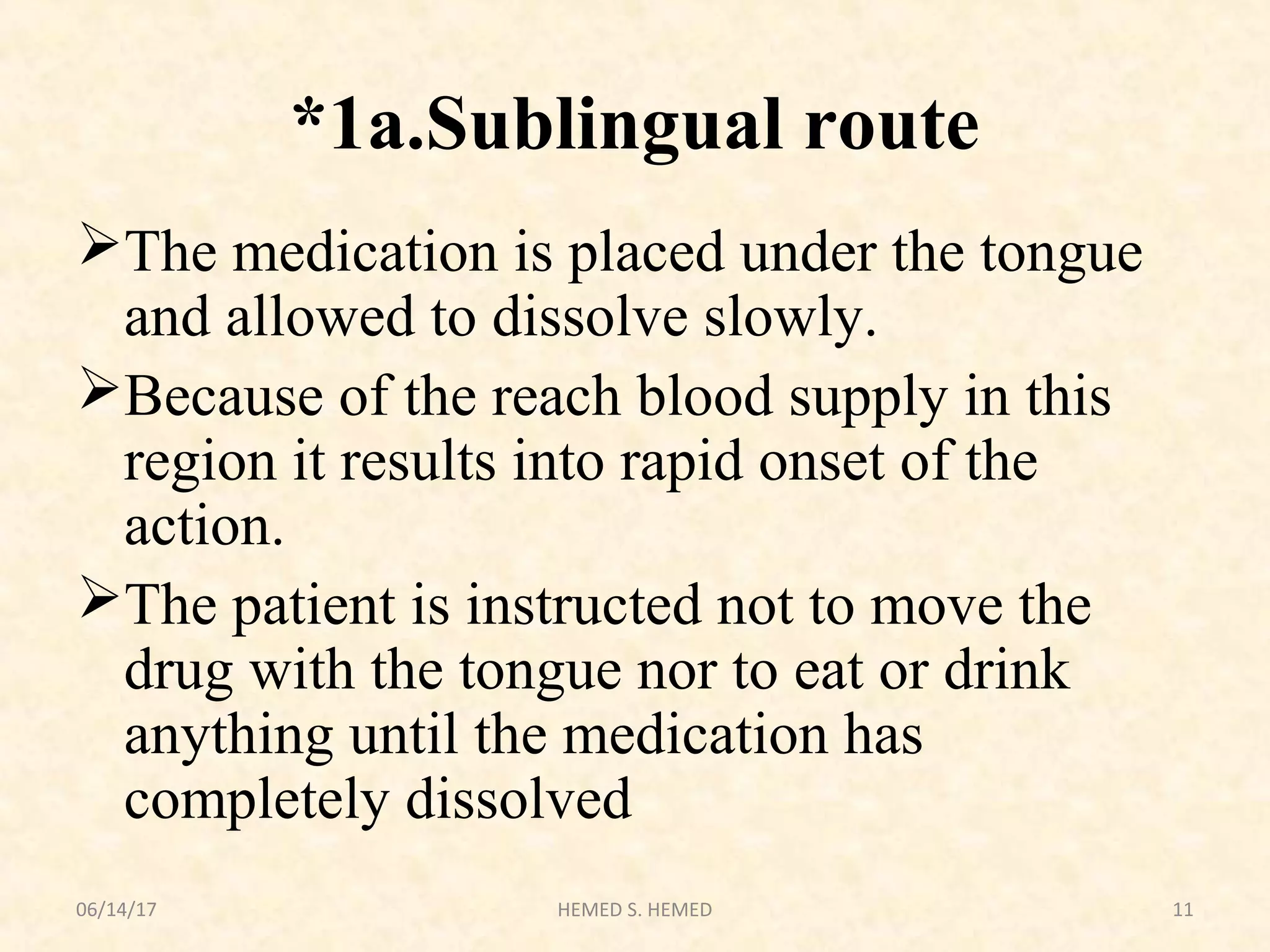 7. Routes Of Drug Administration | PPT