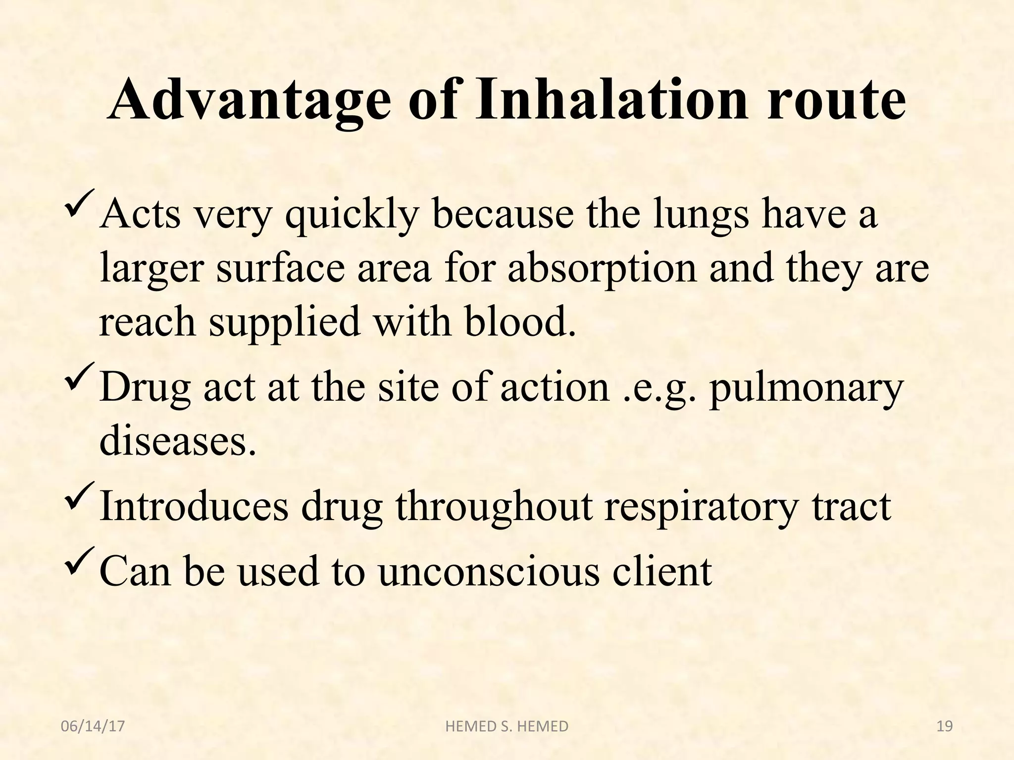 7. Routes Of Drug Administration | PPT