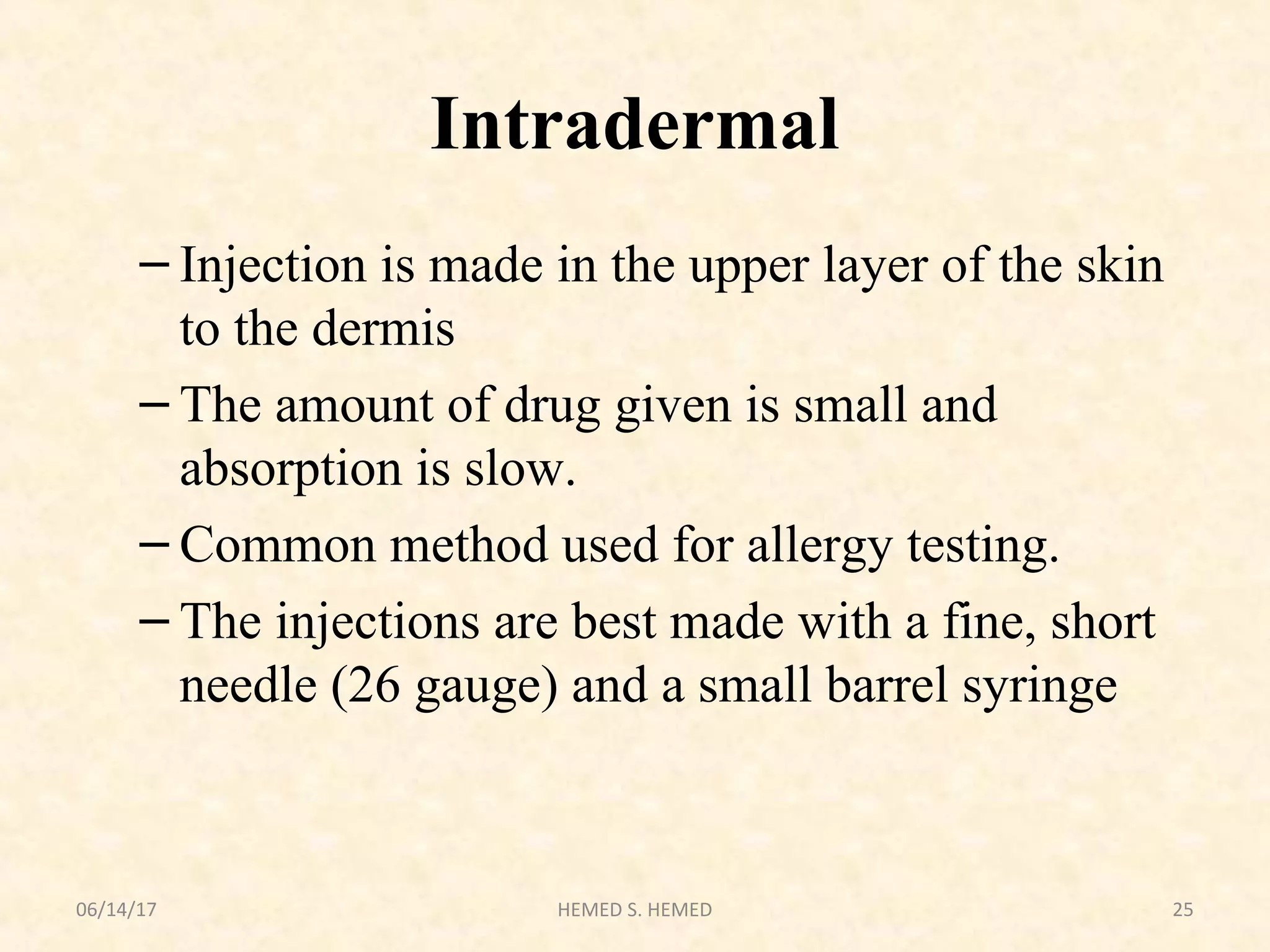 7. Routes Of Drug Administration | PPT