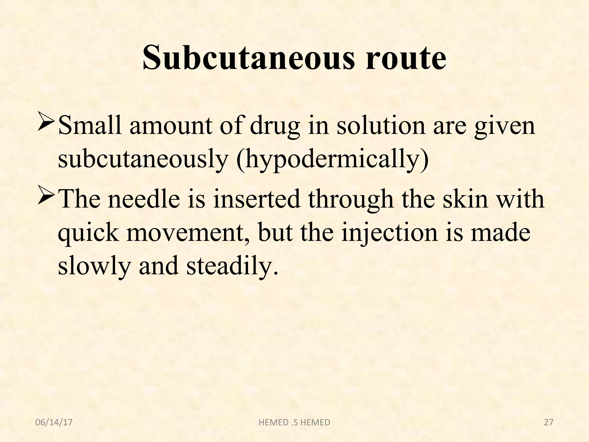7. Routes Of Drug Administration | PPT