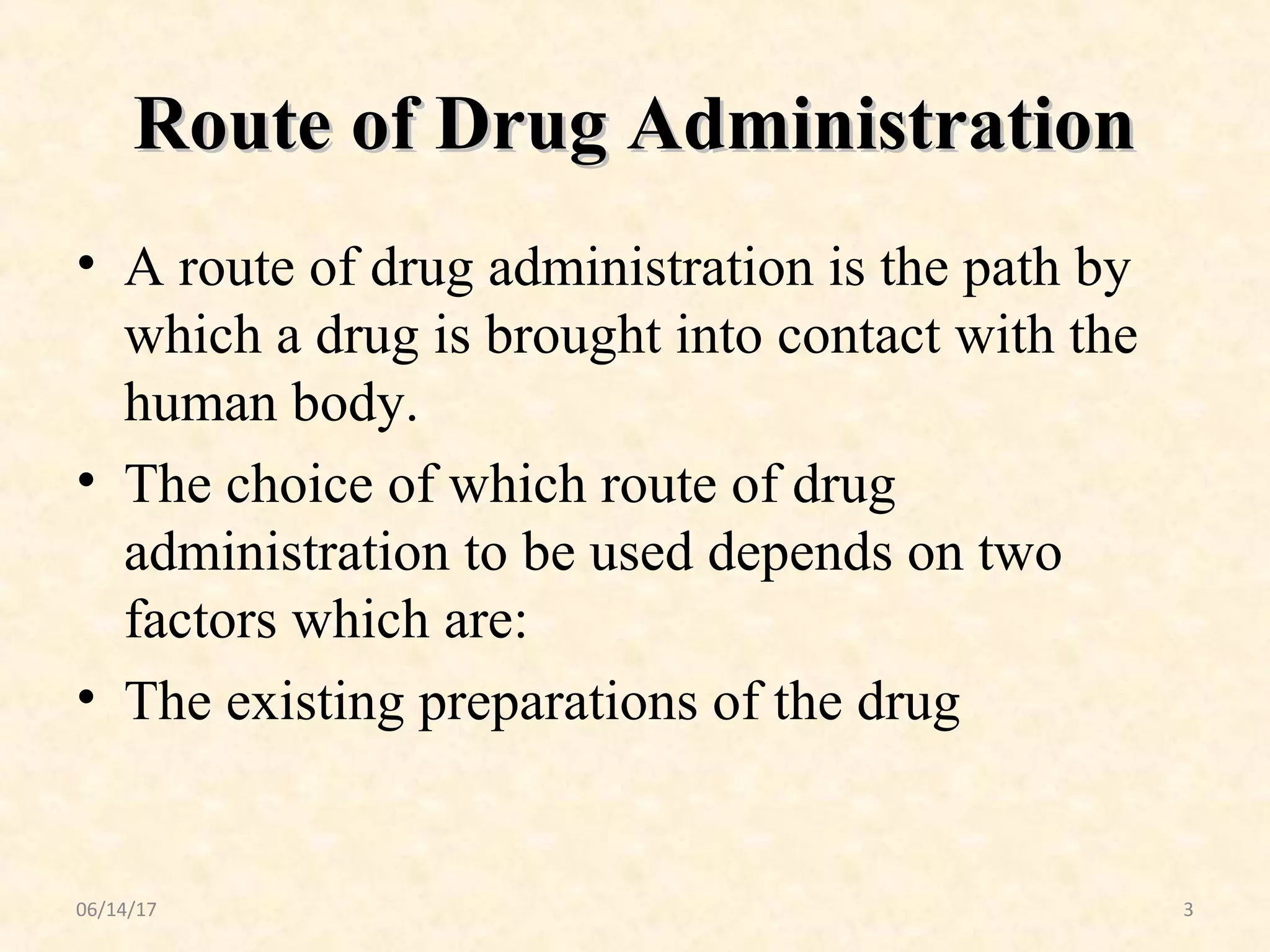 7. Routes Of Drug Administration | PPT