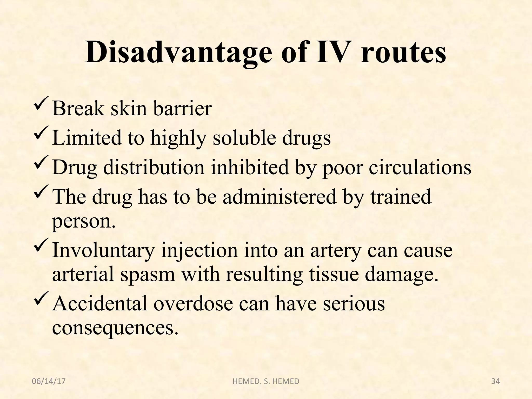 7. Routes Of Drug Administration | PPT