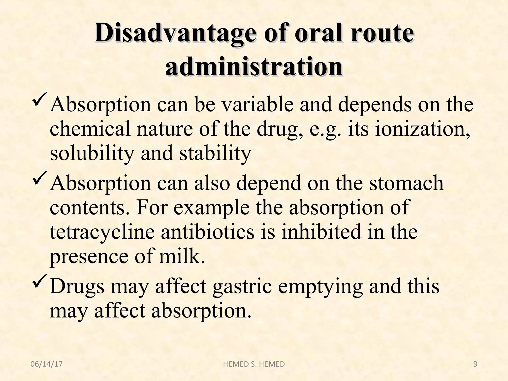 7. Routes Of Drug Administration | PPT