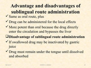 7. Routes Of Drug Administration | PPT