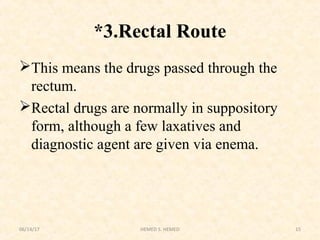 7. Routes Of Drug Administration | PPT