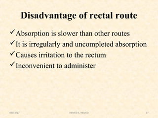 7. Routes Of Drug Administration | PPT