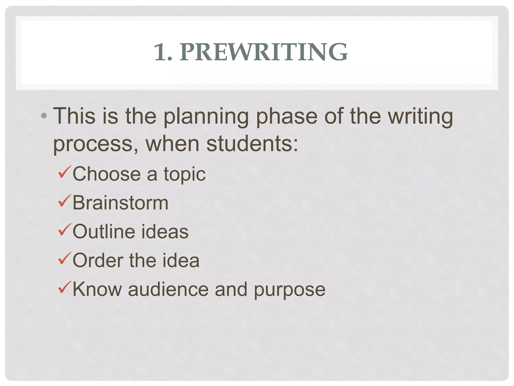 7.the 5 step writing process | PPTX | Desktop Publishing | Computer ...