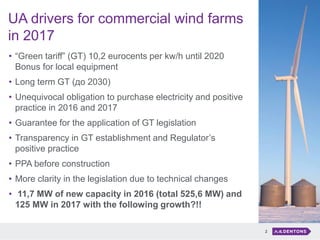 Ukrainian wind energy. Current status and expectations | PDF