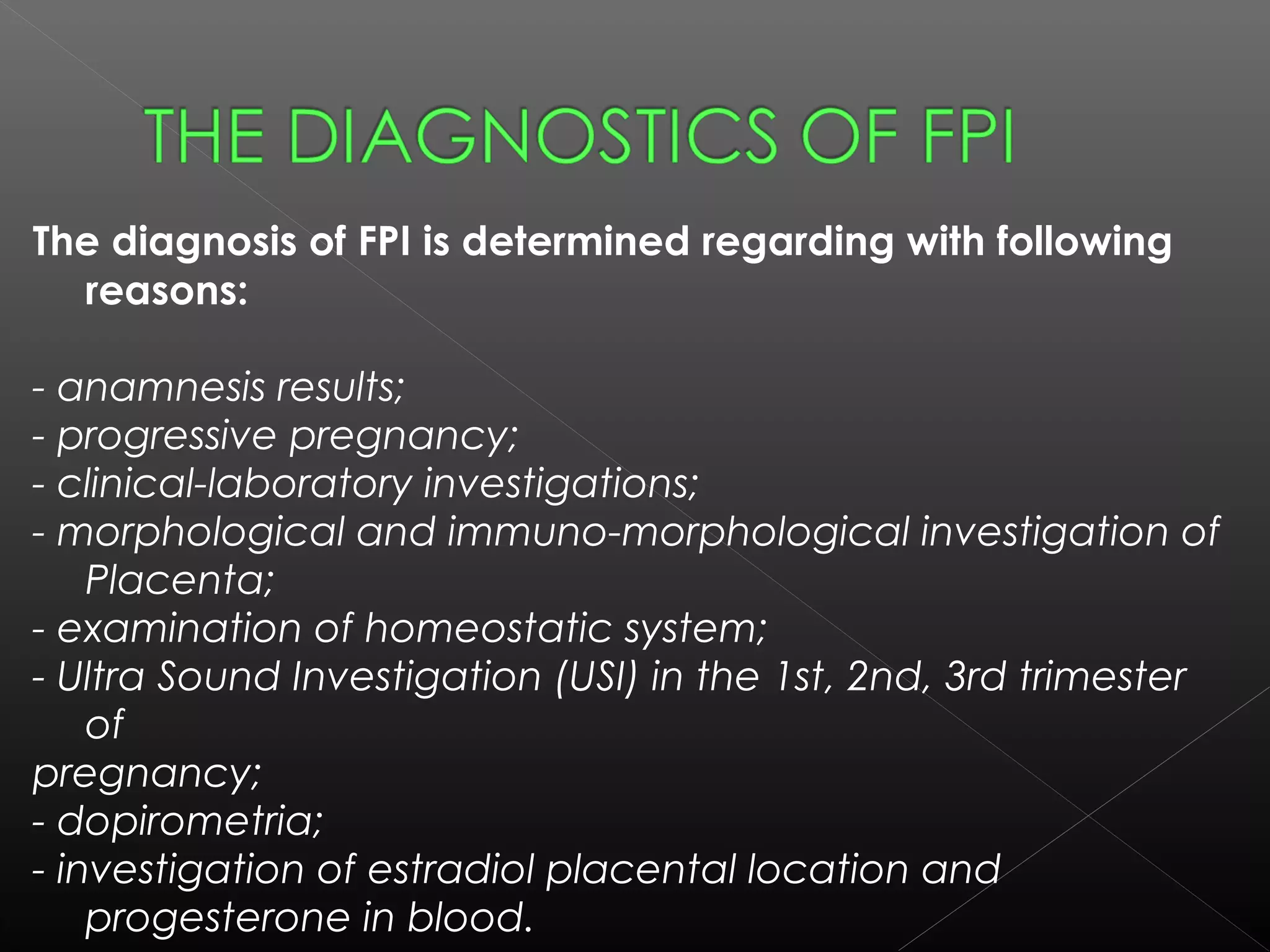 Feto placental insufficiency (Dysfunction of Placenta) | PPT