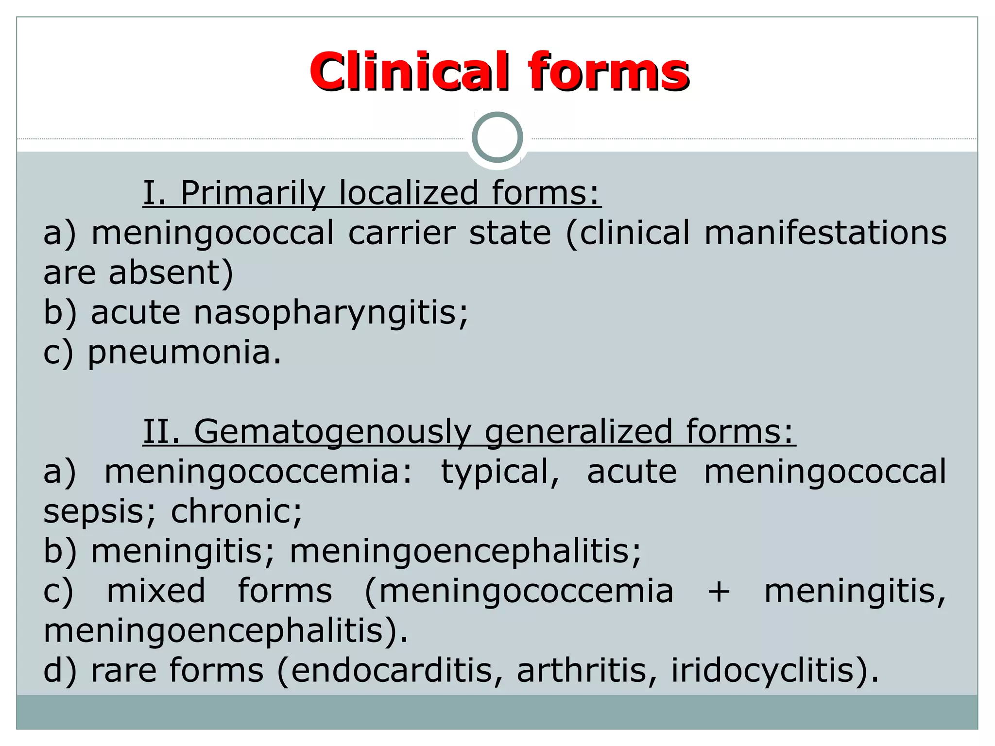 Meningococcal infection | PPT