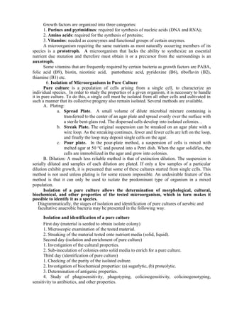 Physiology of Bacteria. Type & Mechanism of Bacteria Nutrition | PDF