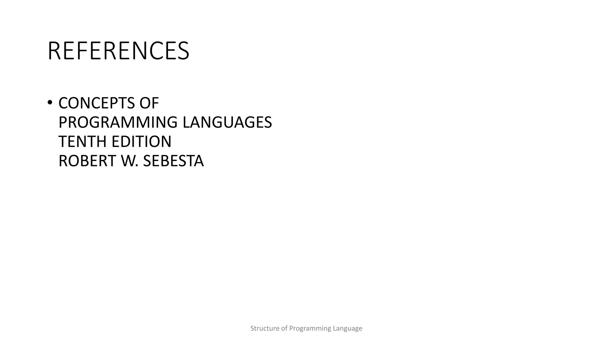 7. name binding and scopes | PPTX | Programming Languages | Computing