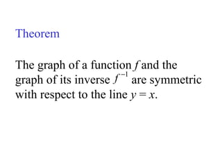 7.7 one to_one_functions_-_inverse_functions | PPT