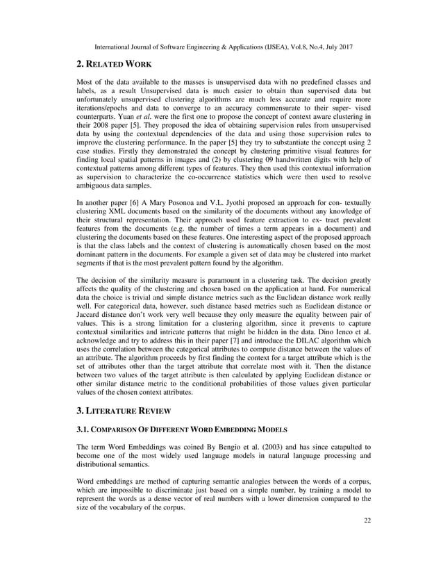 CONTEXT-AWARE CLUSTERING USING GLOVE AND K-MEANS | PDF