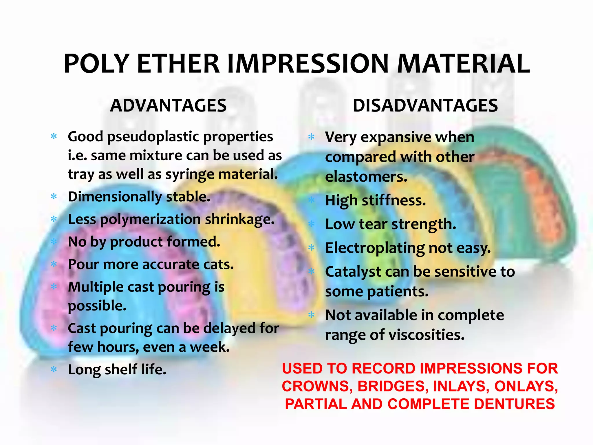 Elastomeric Impression Materials by Dr Rashid Hassan | PPTX