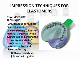 Elastomeric Impression Materials by Dr Rashid Hassan | PPT