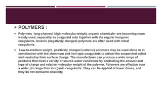 coagulation and flocculation | PPTX