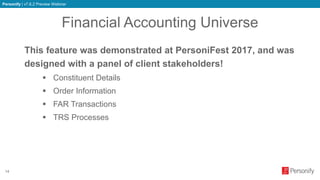 Personify360 7.6.2 Sneak Peek | PPTX