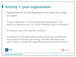 7. assessment session slides | PPT