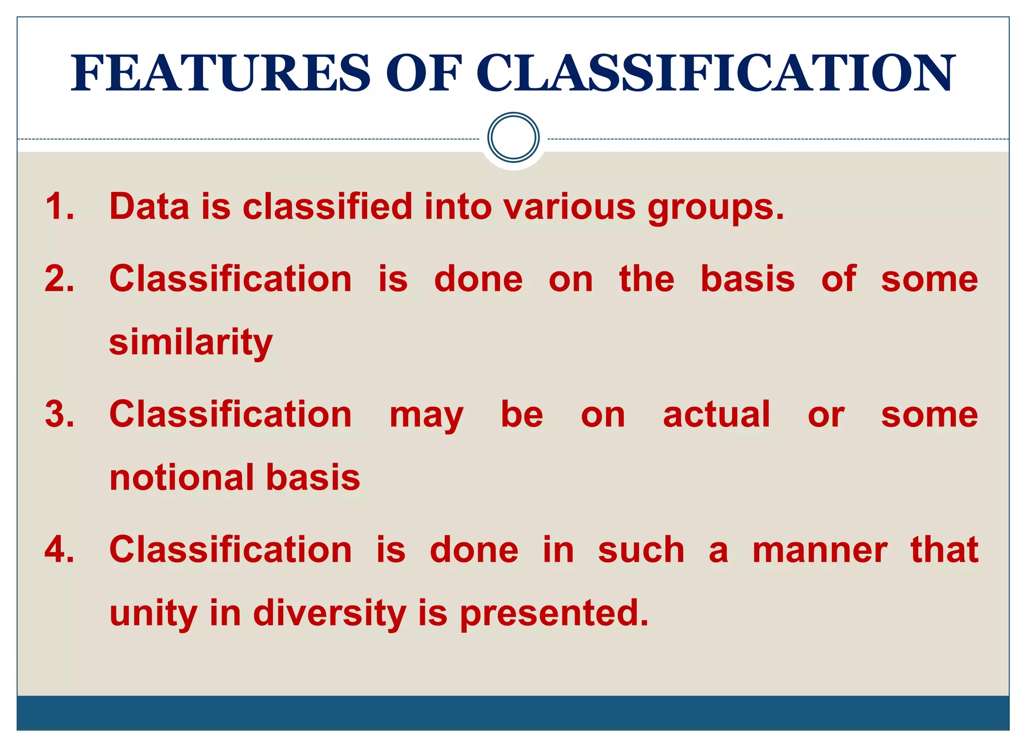 Classification of Data | PPTX