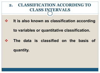 Classification of Data | PPT