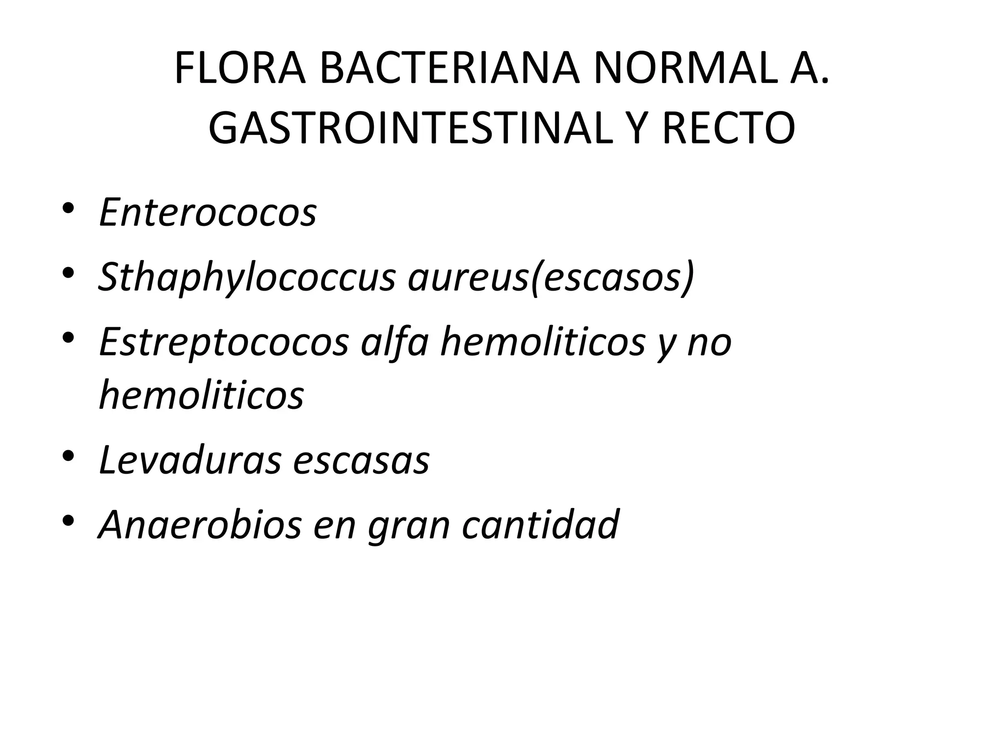 Flora microbiana | PPT