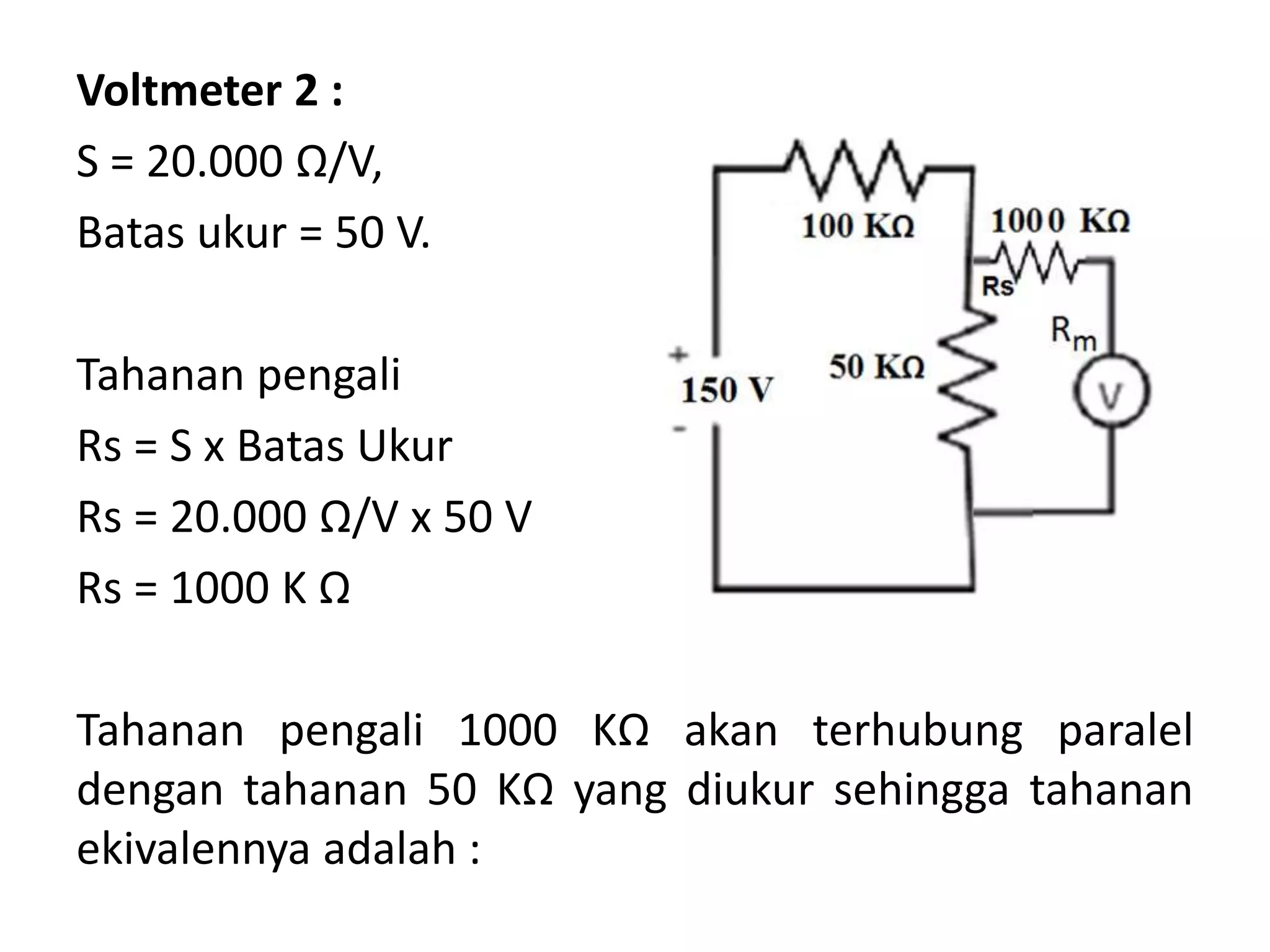 7. instrumen volt meter dan ammeter | PPTX