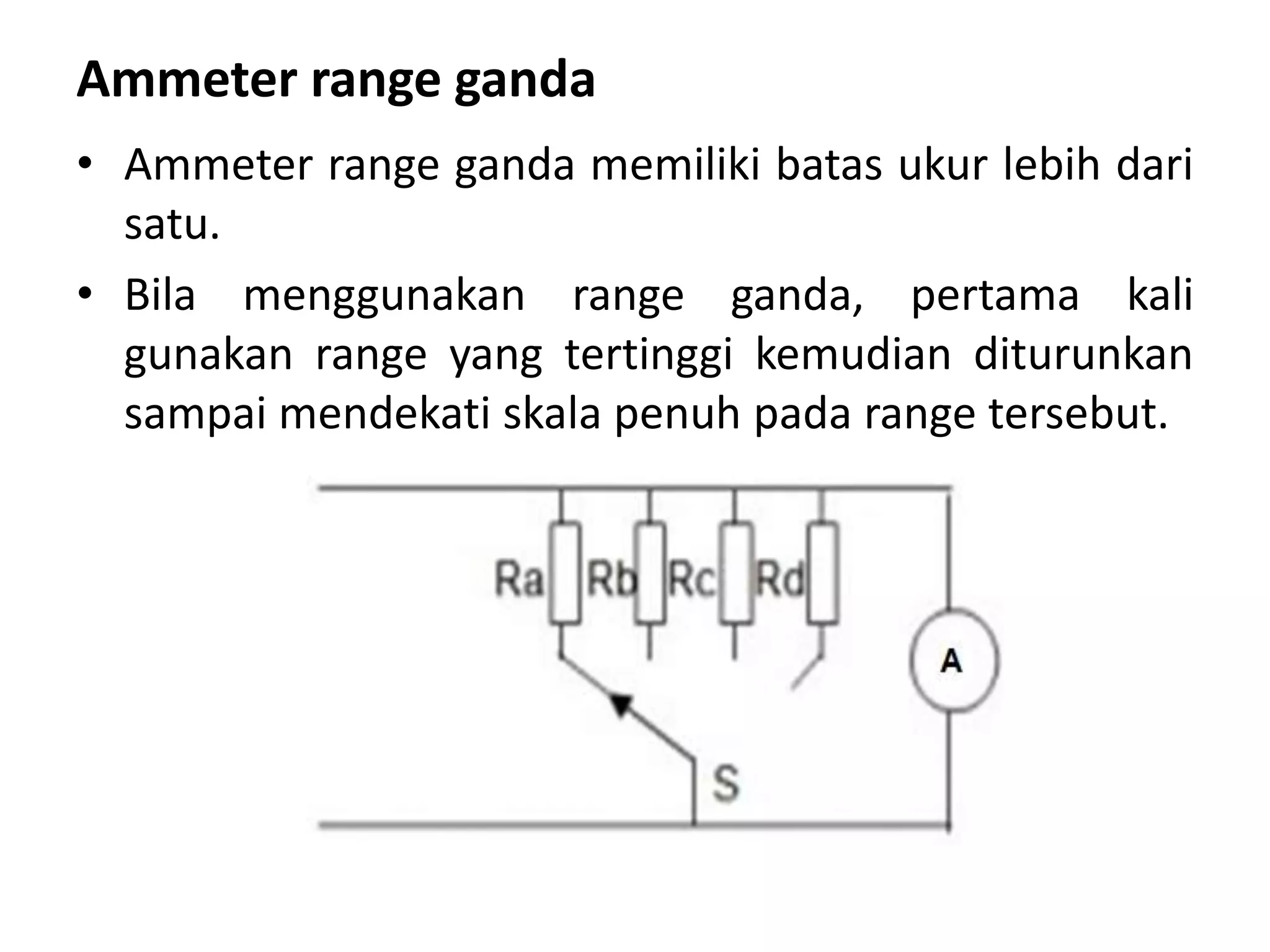 7. instrumen volt meter dan ammeter | PPTX