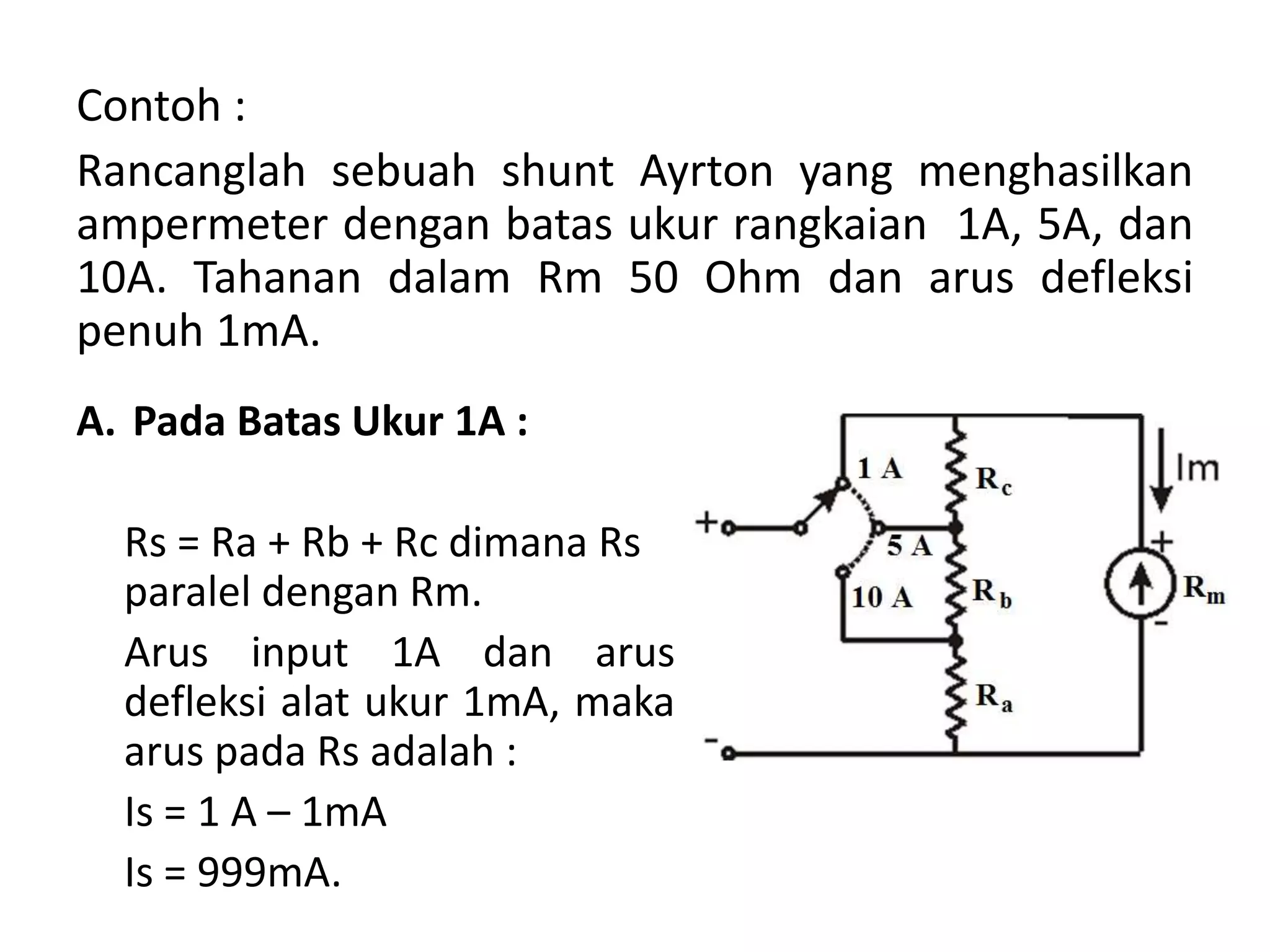 7. instrumen volt meter dan ammeter | PPTX