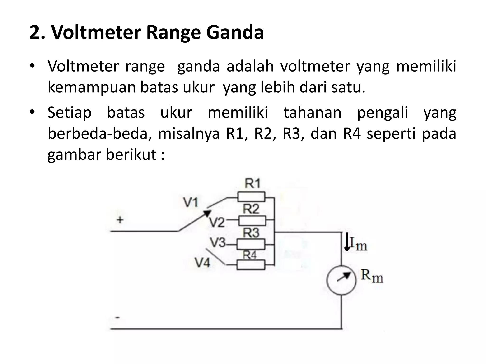7. instrumen volt meter dan ammeter | PPTX