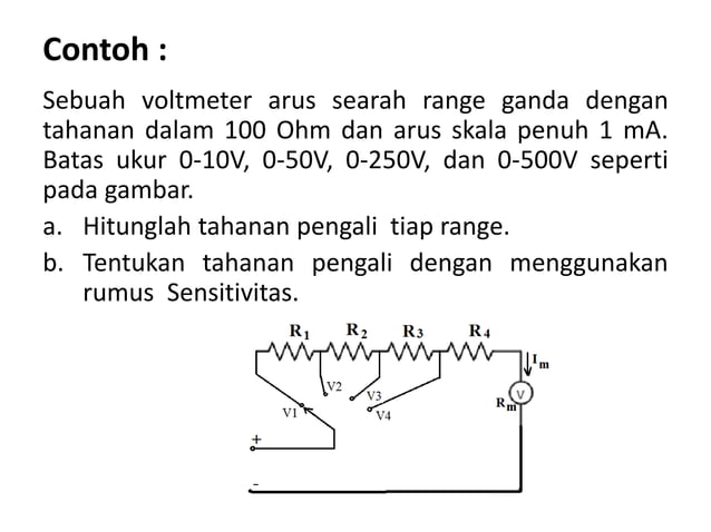 7. instrumen volt meter dan ammeter | PPTX