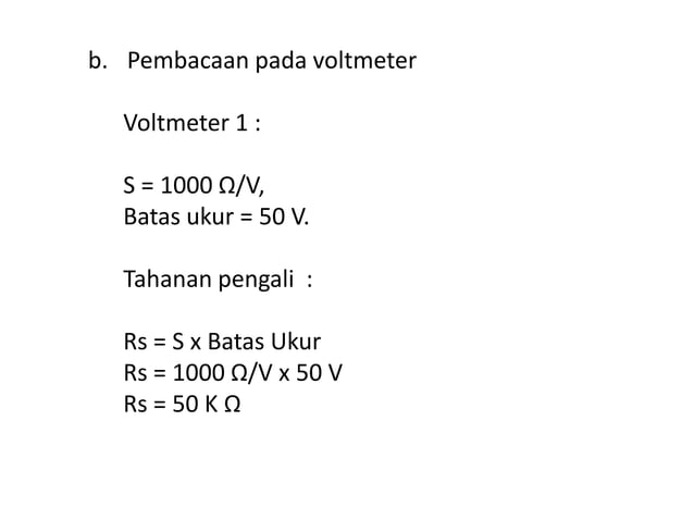 7. instrumen volt meter dan ammeter | PPTX