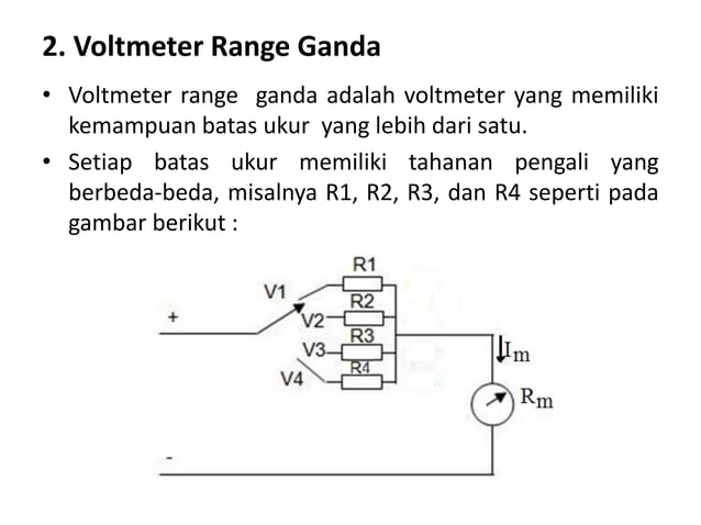 7. instrumen volt meter dan ammeter | PPTX