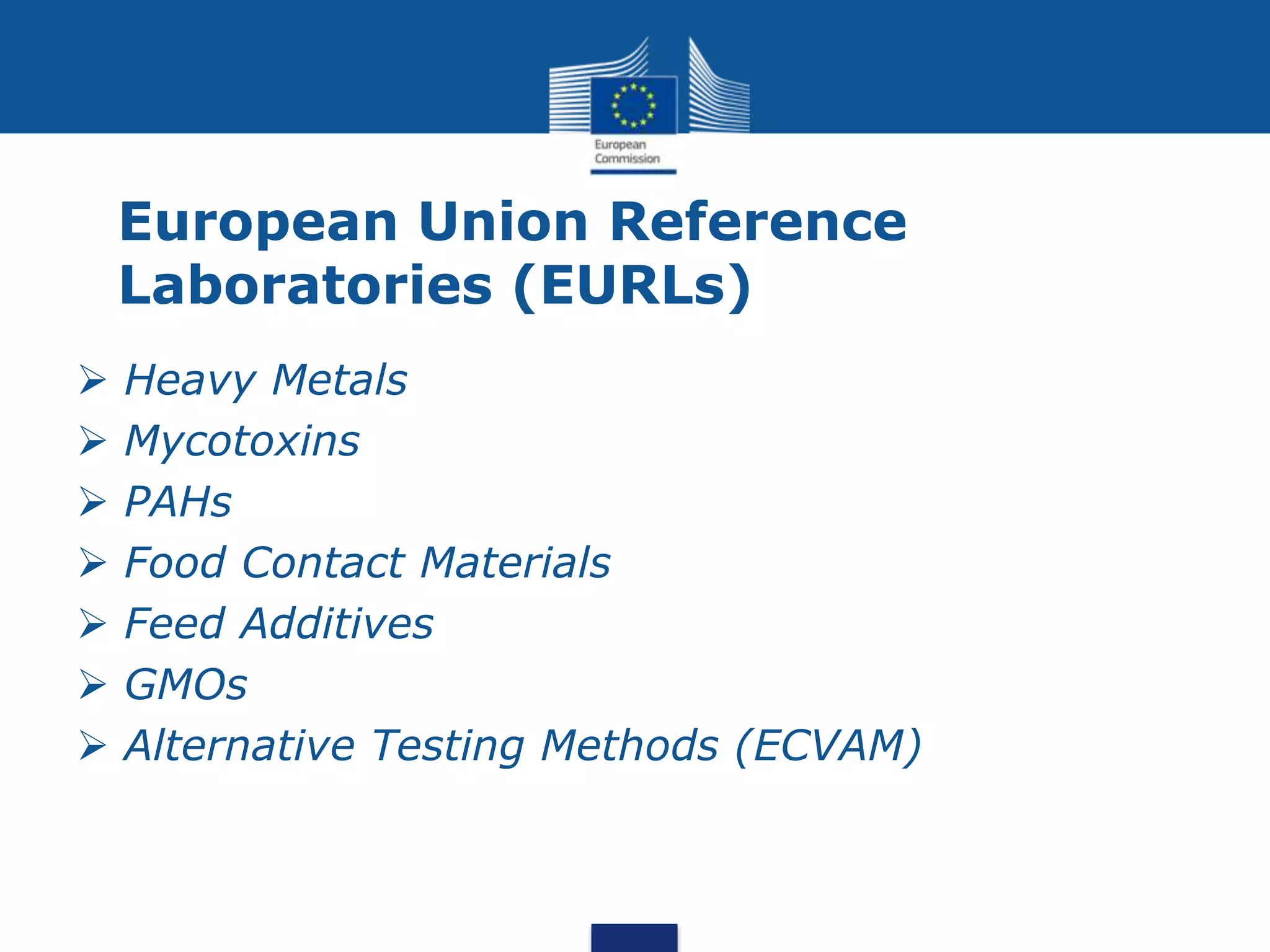European Union Reference Laboratories and associated networks of ...