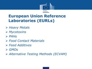 European Union Reference Laboratories and associated networks of ...