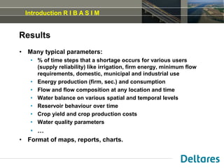 DSD-INT 2017 Introduction to River Basin Simulation RIBASIM - Van der ...