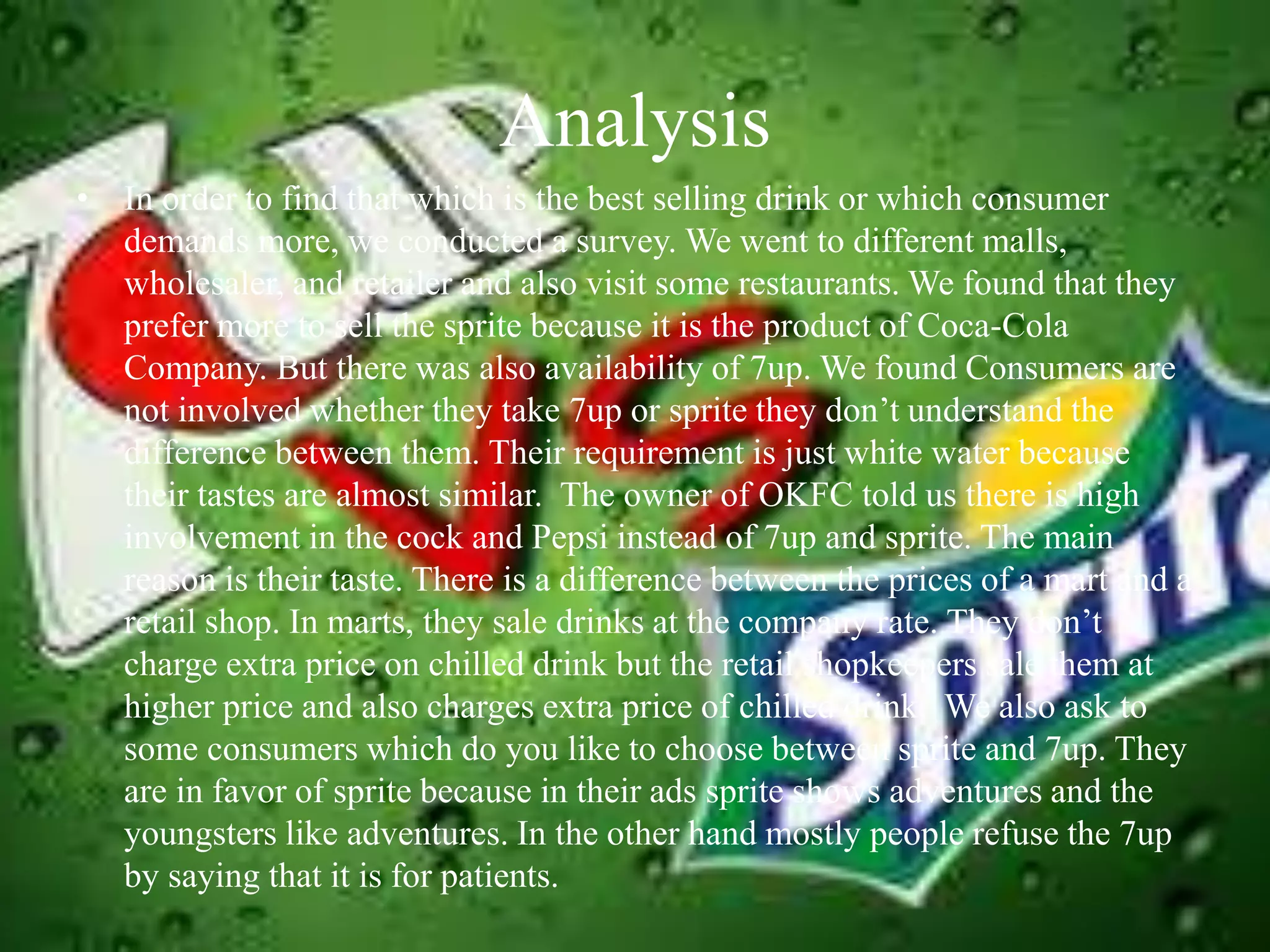 7up VS Sprite | PPTX