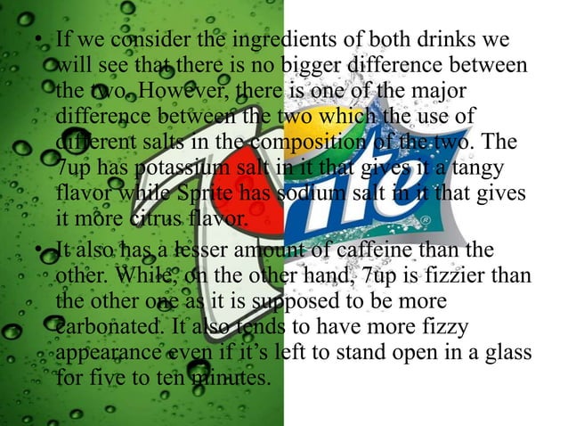 7up VS Sprite | PPT