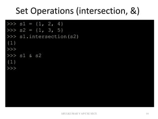 7. tuples, set & dictionary | PPT