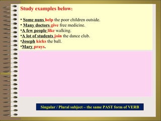 Action Verbs (Past) | PPT