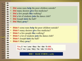 Action Verbs (Past) | PPT