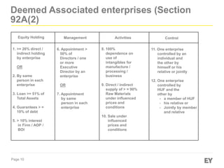 Overview of Transfer Pricing in India - EY India | PDF