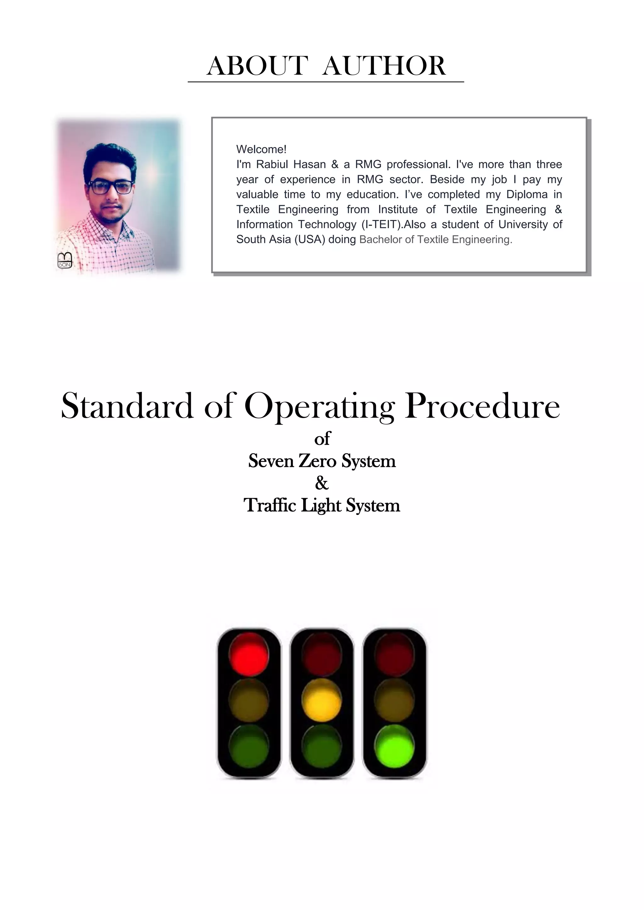 SOP of Seven Zero System or Traffic Light System । TLS | PDF