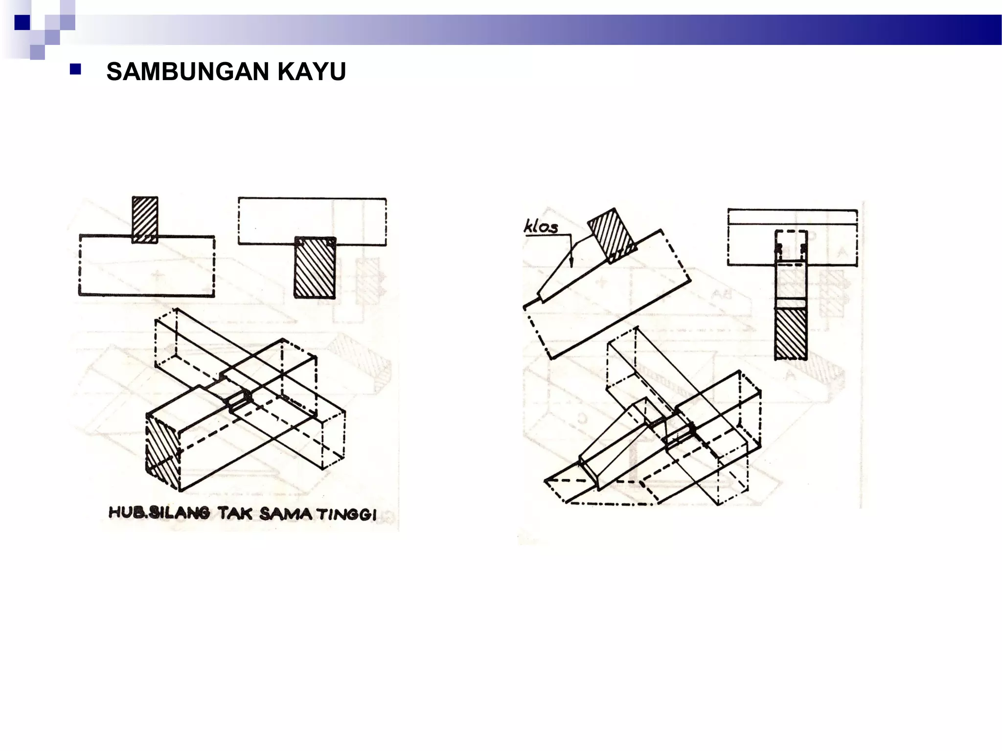 7. sambungan papan dan balok kayu | PPT
