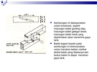 7. sambungan papan dan balok kayu | PPT