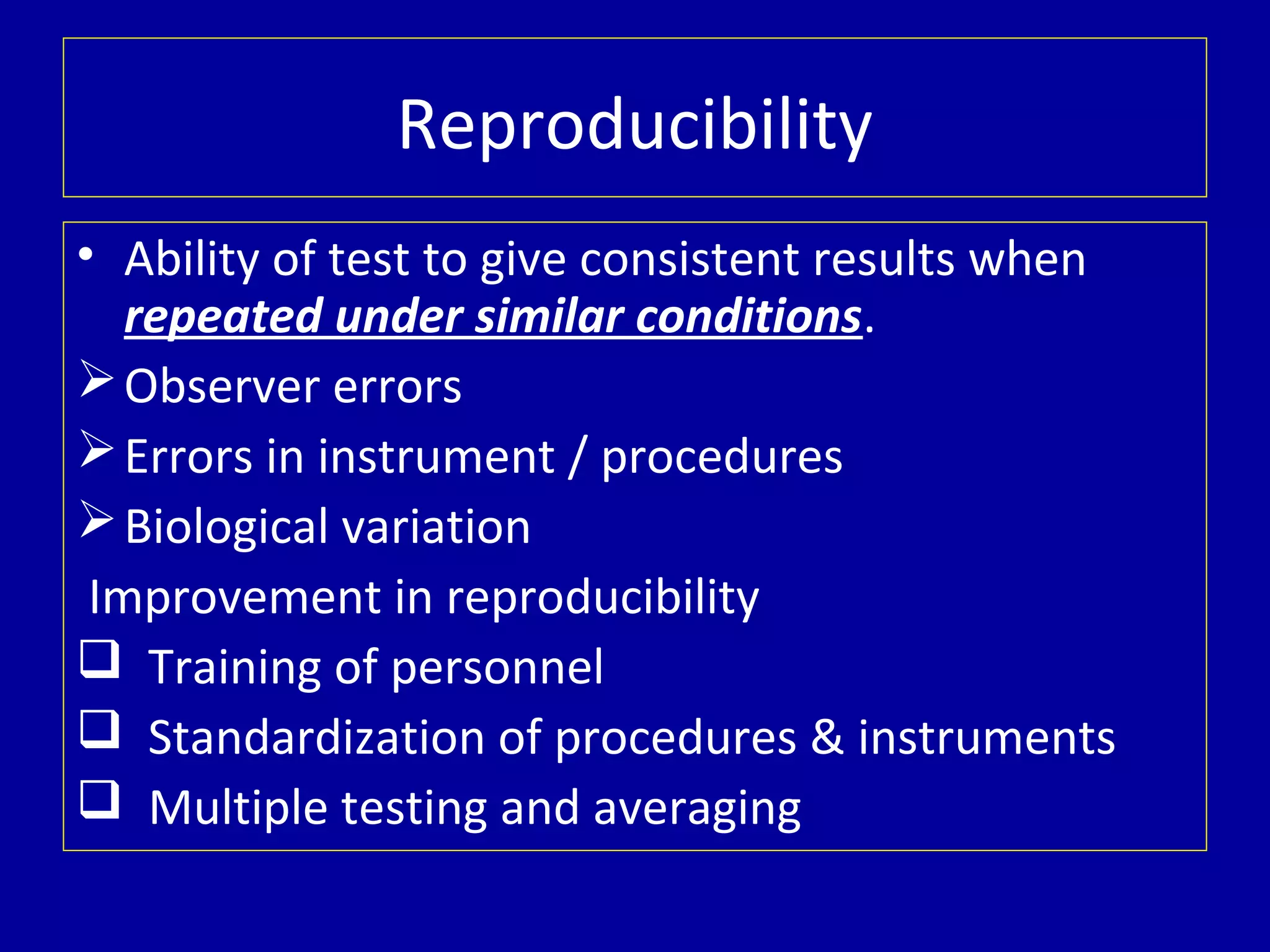 7. evaluation of diagnostic test | PPT