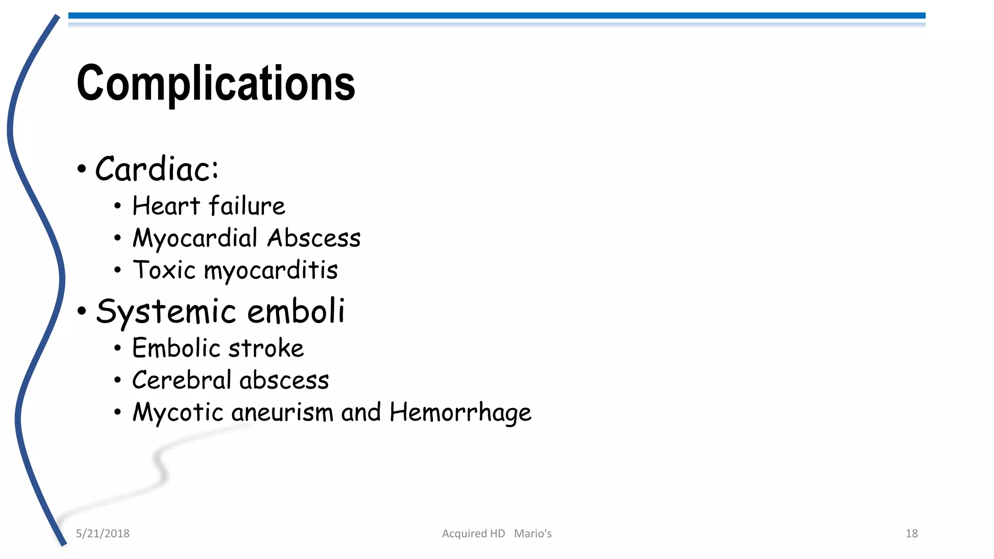 acquired heart disease | PPTX