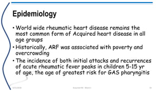 acquired heart disease | PPTX